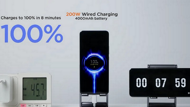 Công nghệ sạc 210W Xiaomi: Vừa uống cốc nước đã 100%