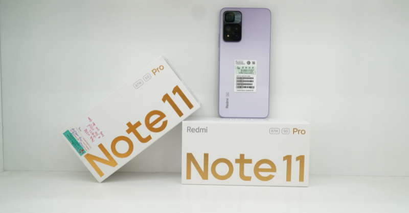 Cận cảnh Note 11 Pro 5G Fullbox Mở Seal: Nhìn không khác gì máy mới!