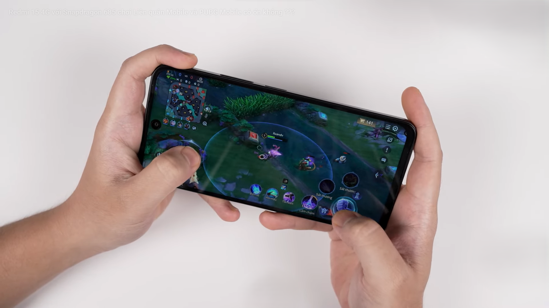 Redmi 15 4G chơi game có tốt không? Test Liên Quân, PUBG và FPS thực tế